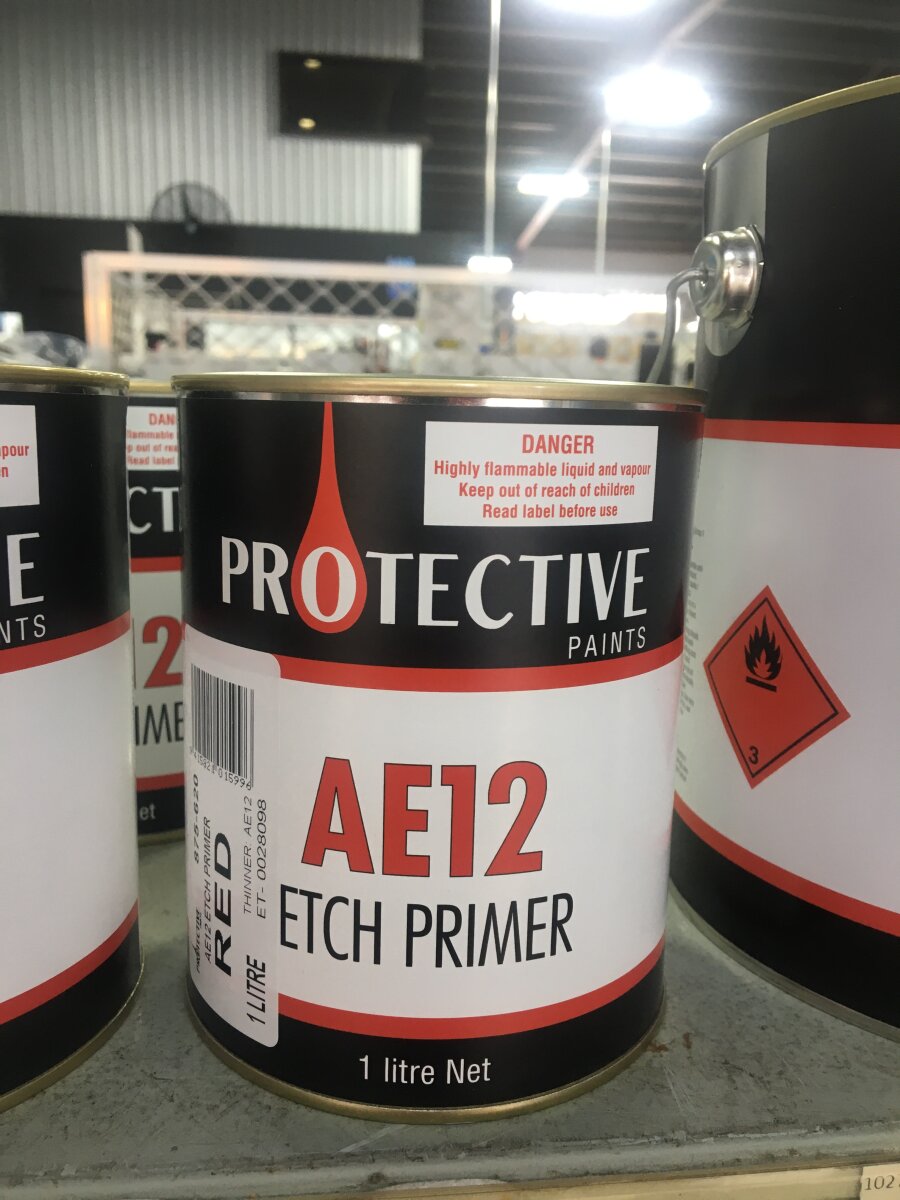 PR AE12 Etch Primer - Red 1L - Wynn Fraser