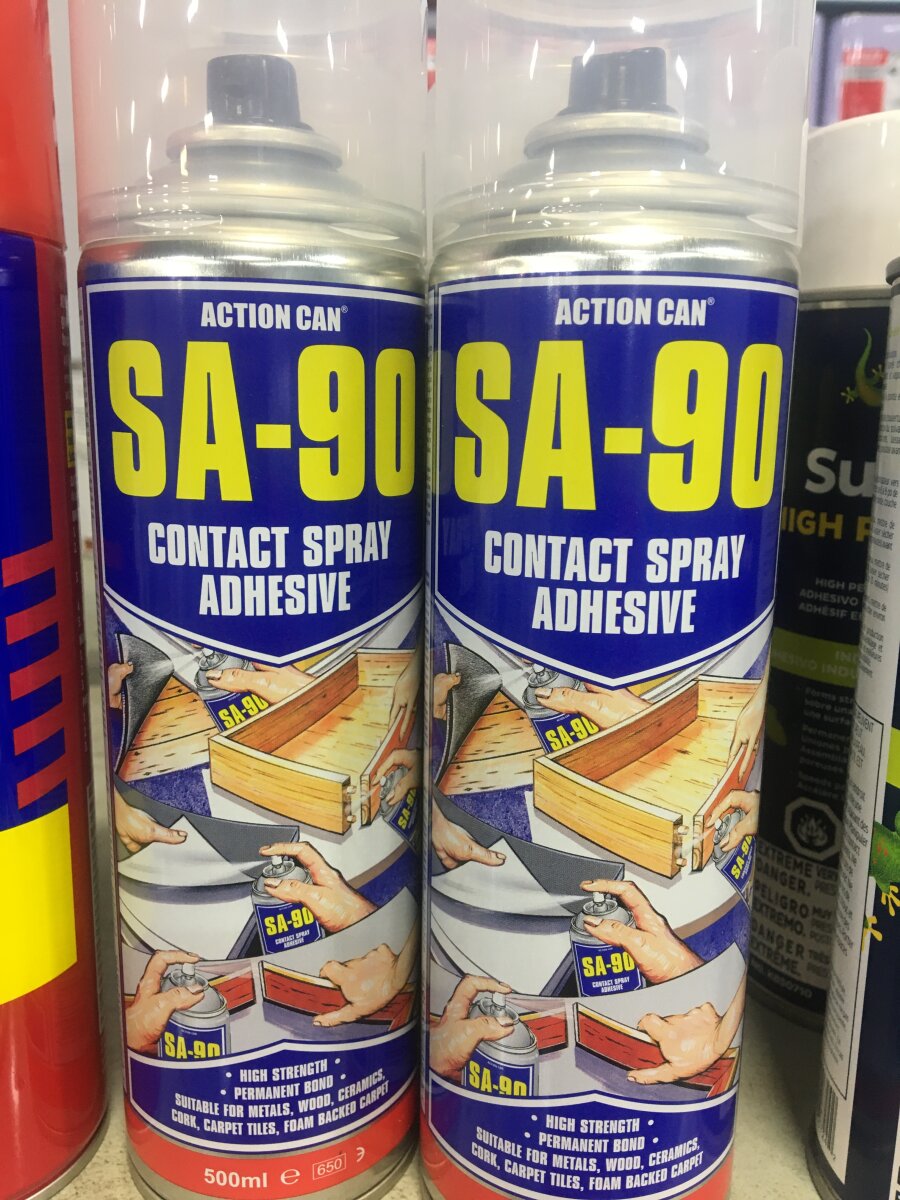 HR SA90 Industrial Spray Adhesive 500ml - Wynn Fraser