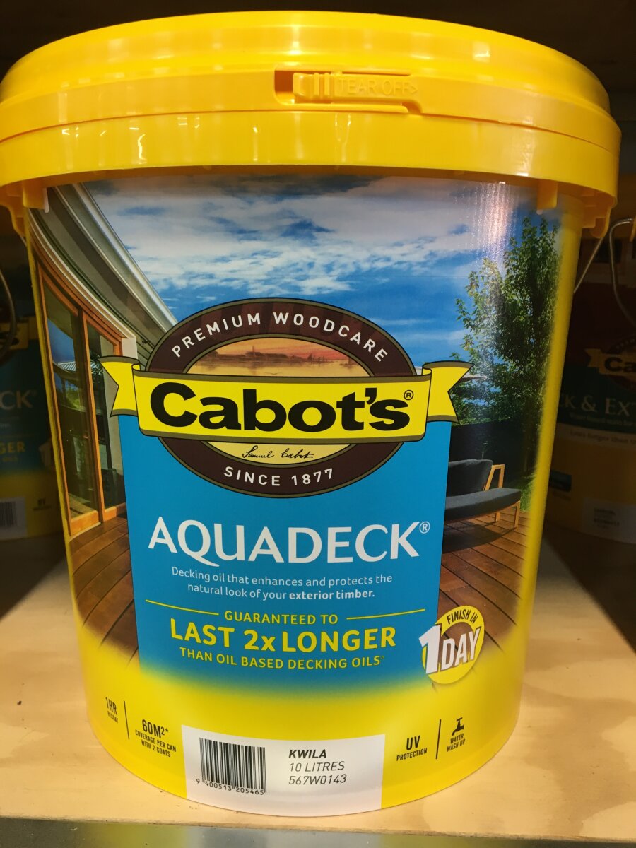 Ca Aquadeck Wb Decking Oil Kwila 10l Wynn Fraser