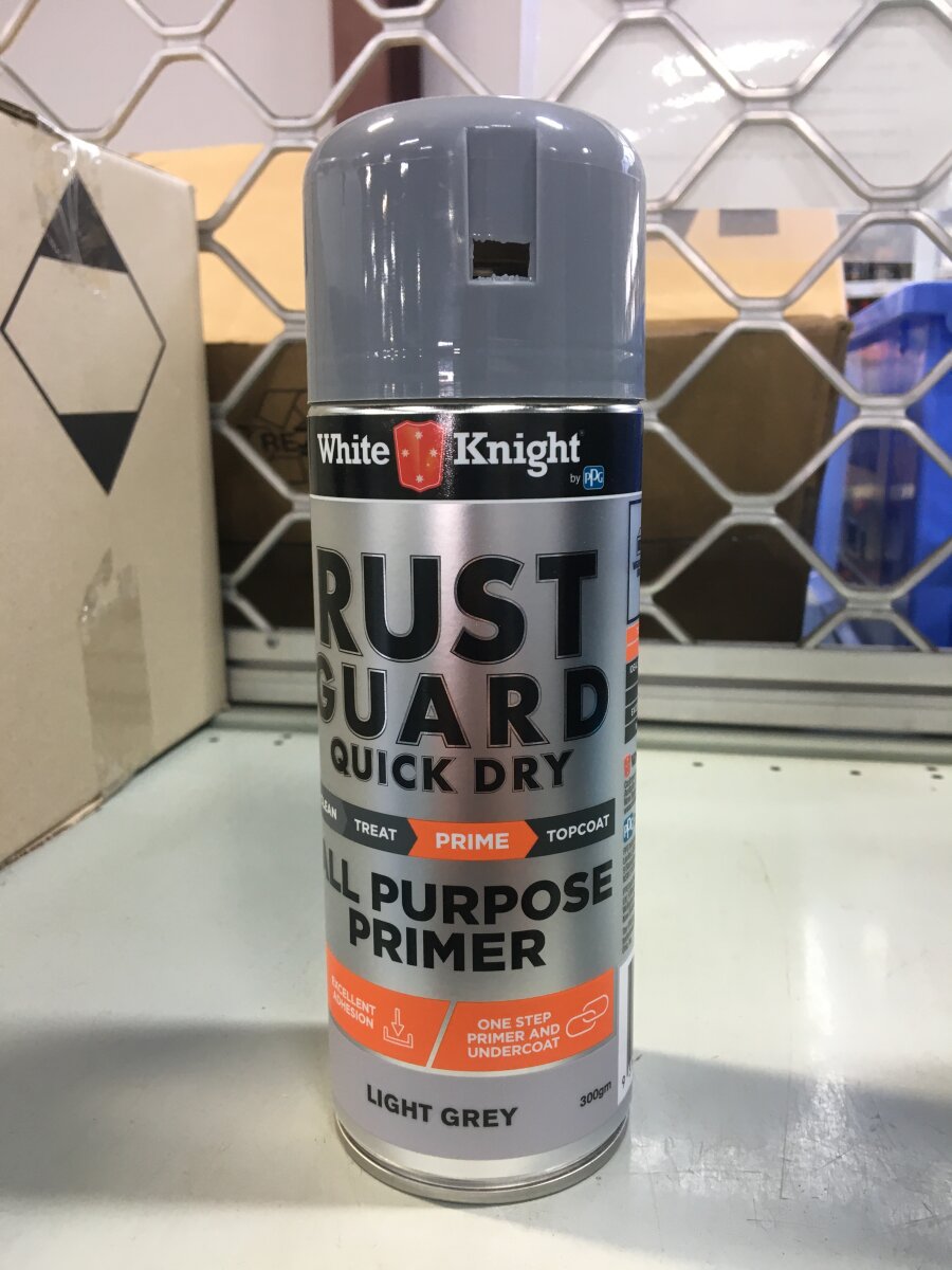 RustGuard Primer Aero - Light Grey 300g - Wynn Fraser