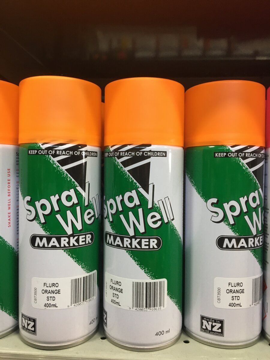 DM Spraywell Marker - 400ml Fluro Orange - Wynn Fraser