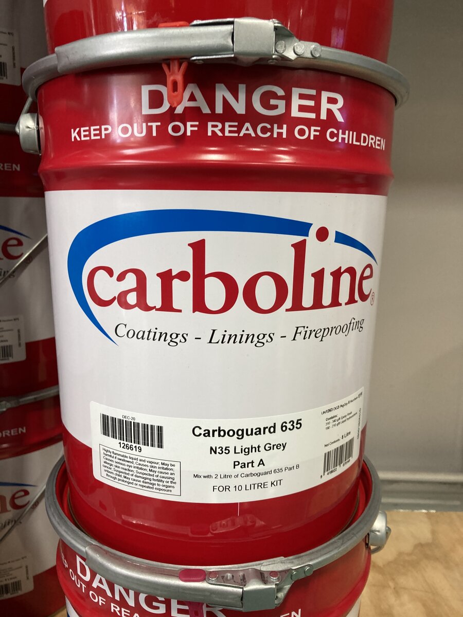AL Carboguard 635 N35 Light Grey 8L - Wynn Fraser