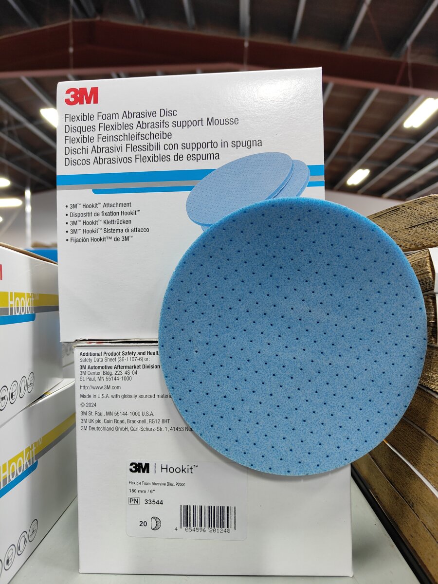 3M Flex Foam Disc P2000 150mm 33544 - Wynn Fraser