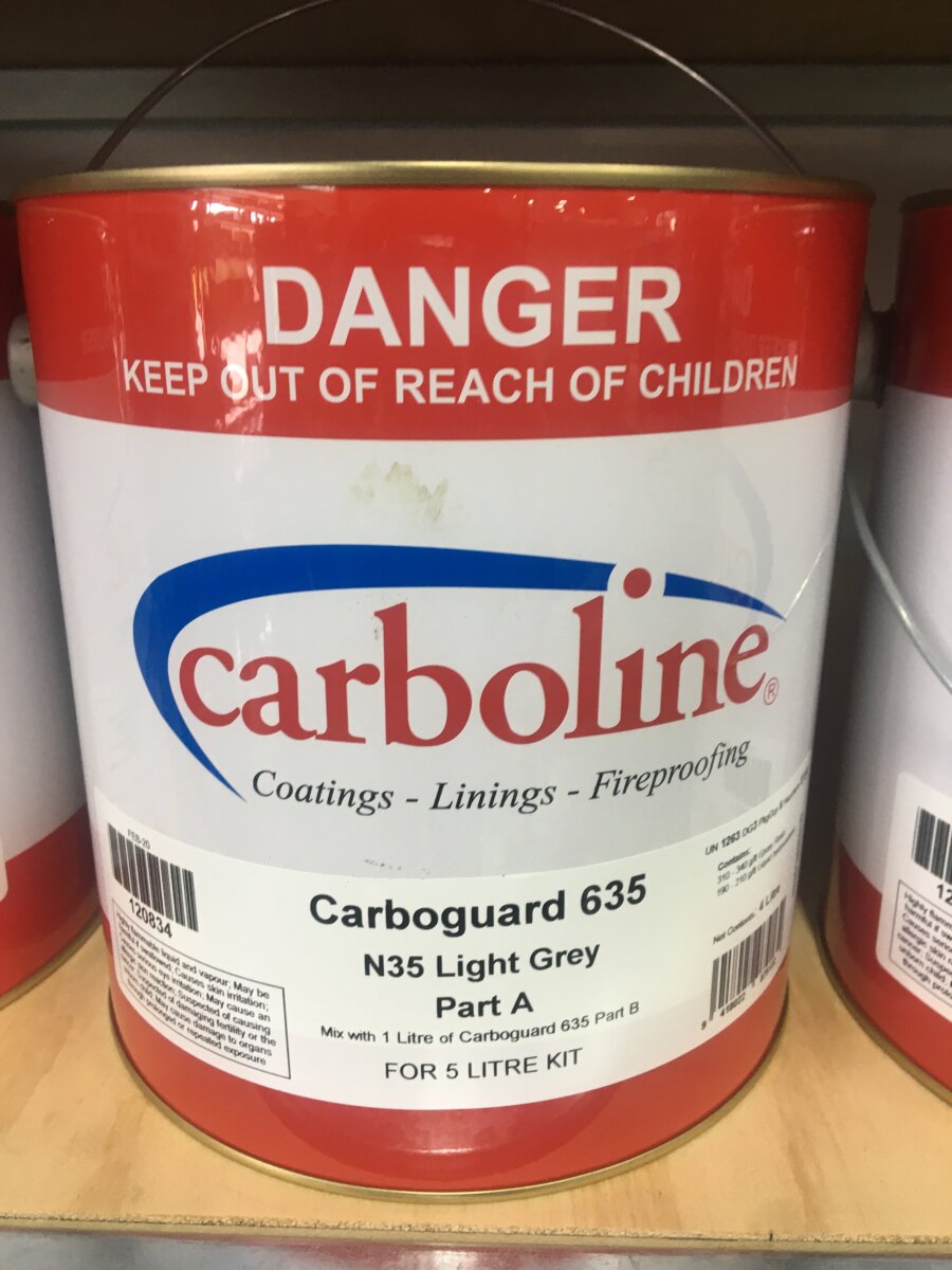 AL Carboguard 635 N35 Light Grey 4L - Wynn Fraser