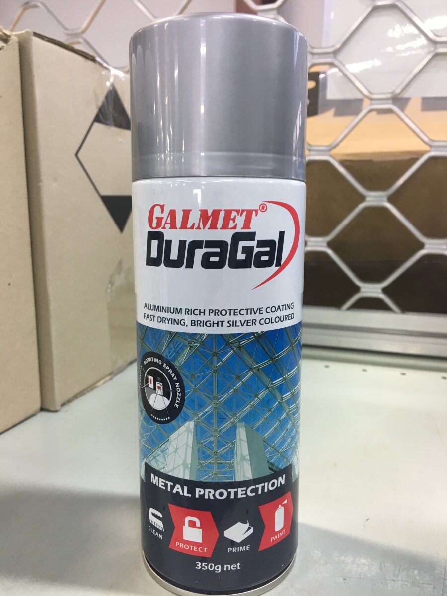 Galmet DuraGal Silver Paint 350g Aero - Wynn Fraser