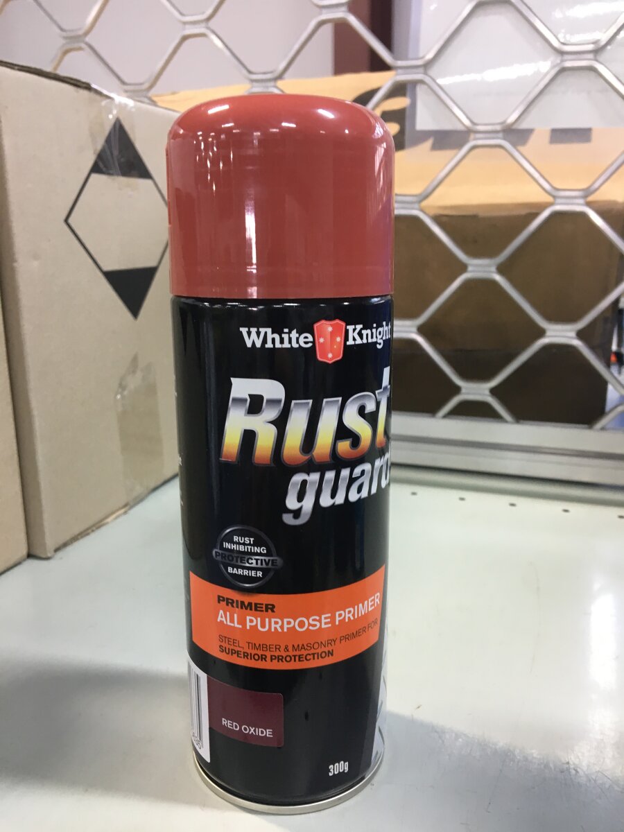 RustGuard Primer Aero - Red Oxide 300g - Wynn Fraser