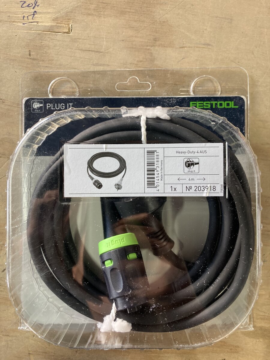 FE FESTOOL H/D Plugit Cable Plug Each - Wynn Fraser