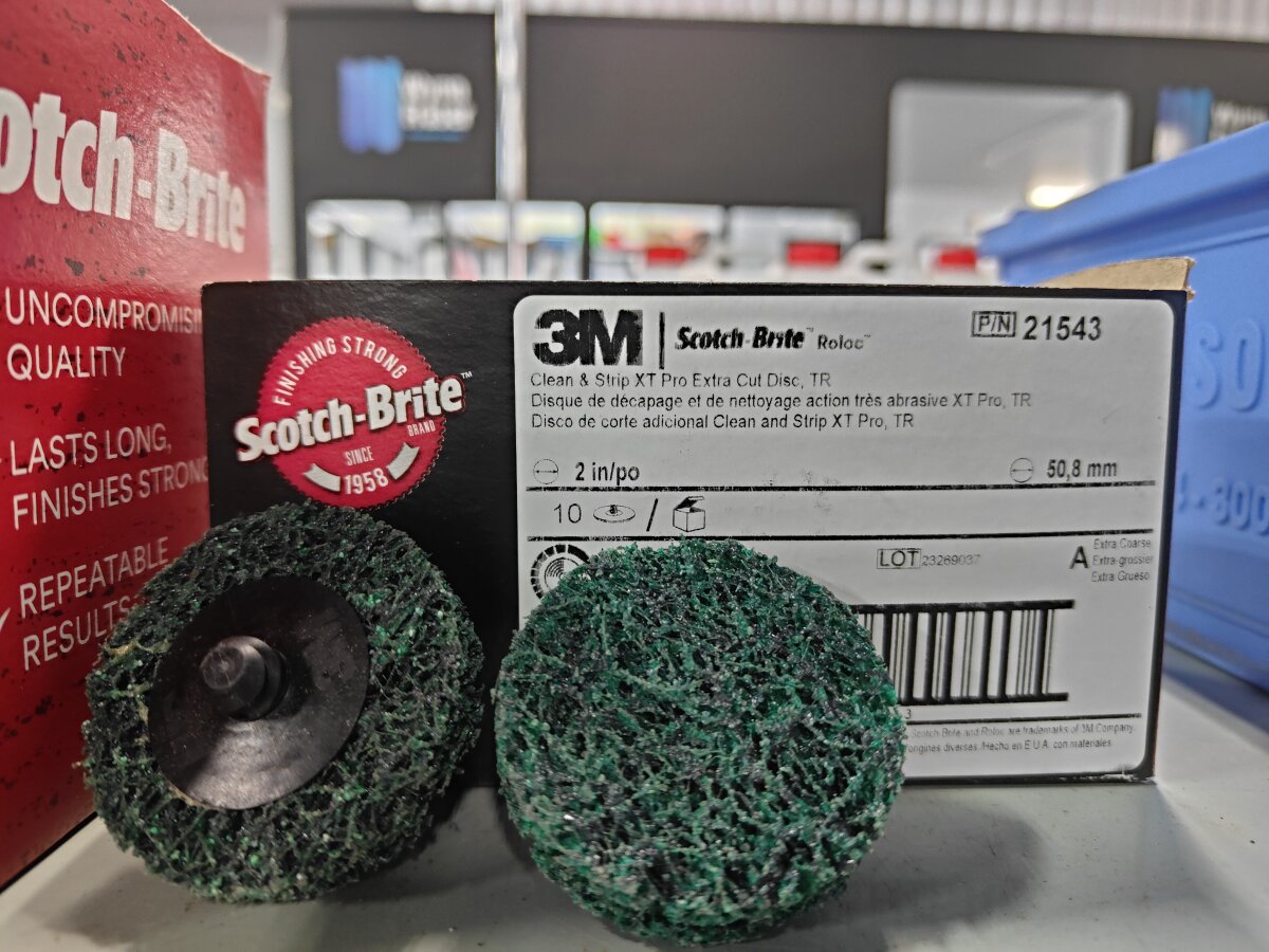 3M Roloc 50mm Clean Strip Disc Green - Wynn Fraser