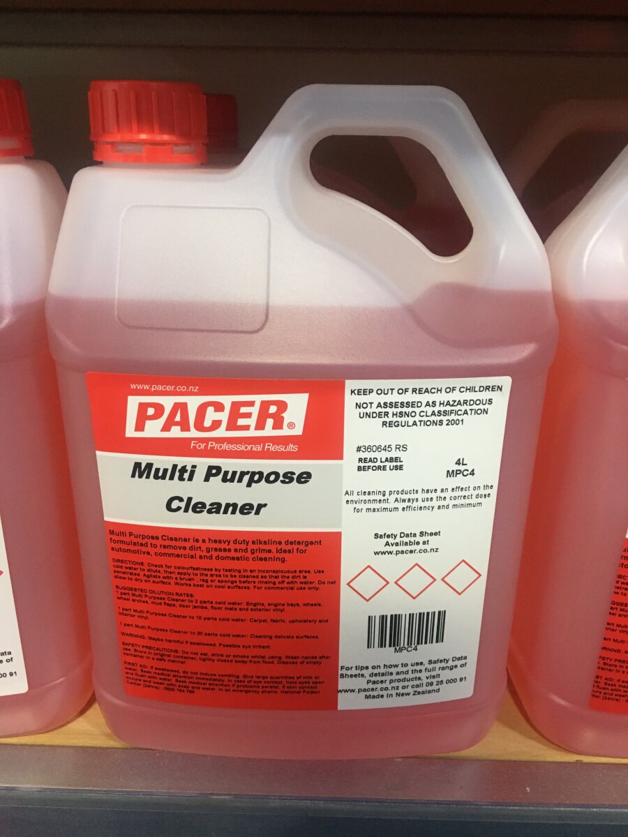 CC PACER Multi Purpose Cleaner - 4L - Wynn Fraser
