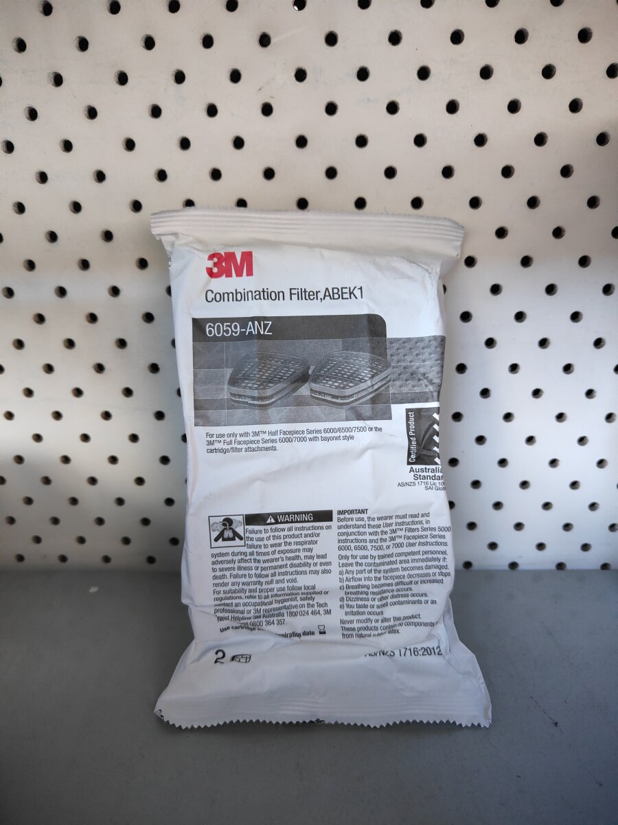 3M 6059 Filter cartridge Pair Acid Gas - Wynn Fraser