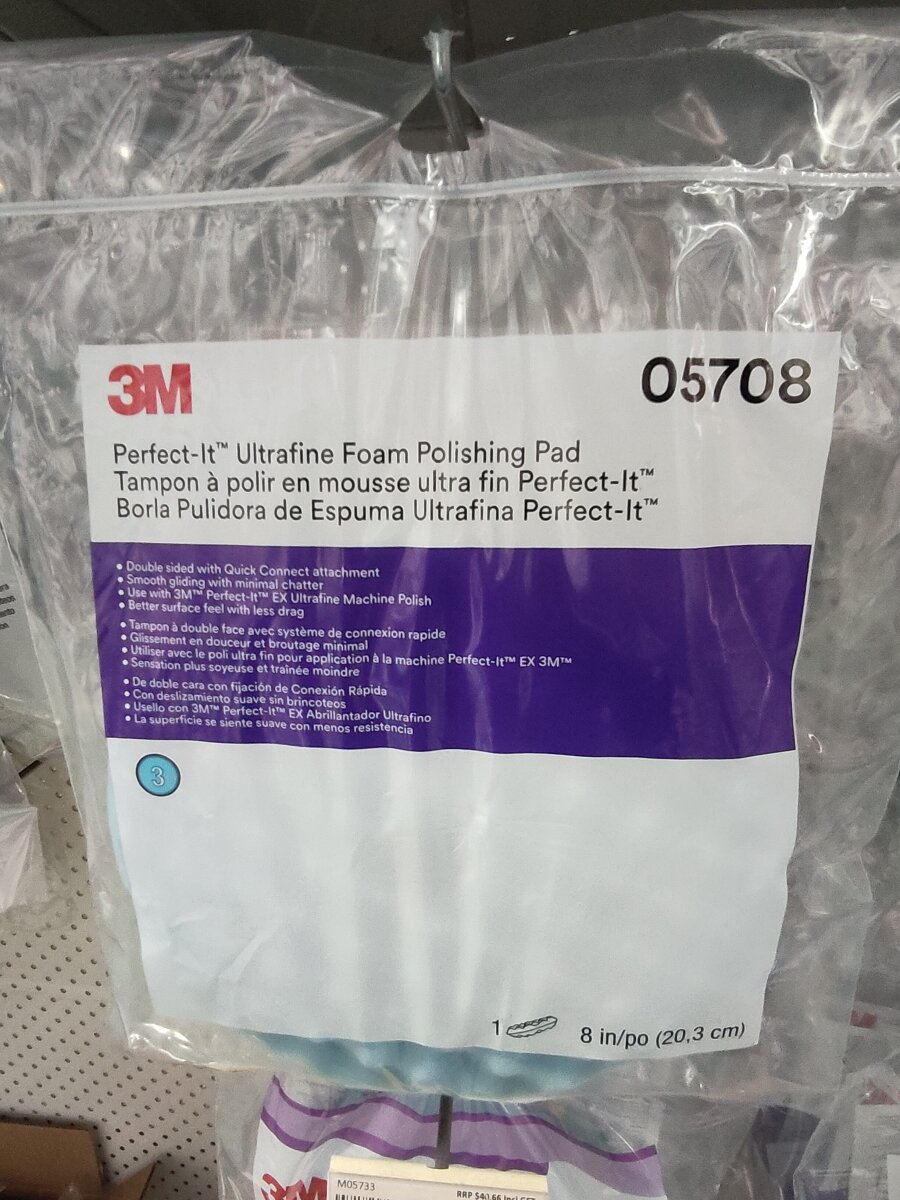 3M PERFECT-IT Foam Polish Pad Blue 203 - Wynn Fraser