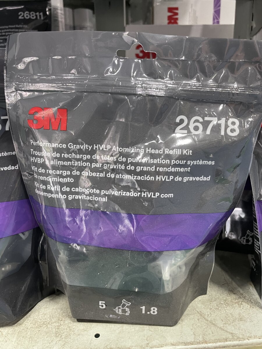 3M 26718 PER GRAVITY ATOMISING HEAD HVLP 1.8MM PACK - Wynn Fraser