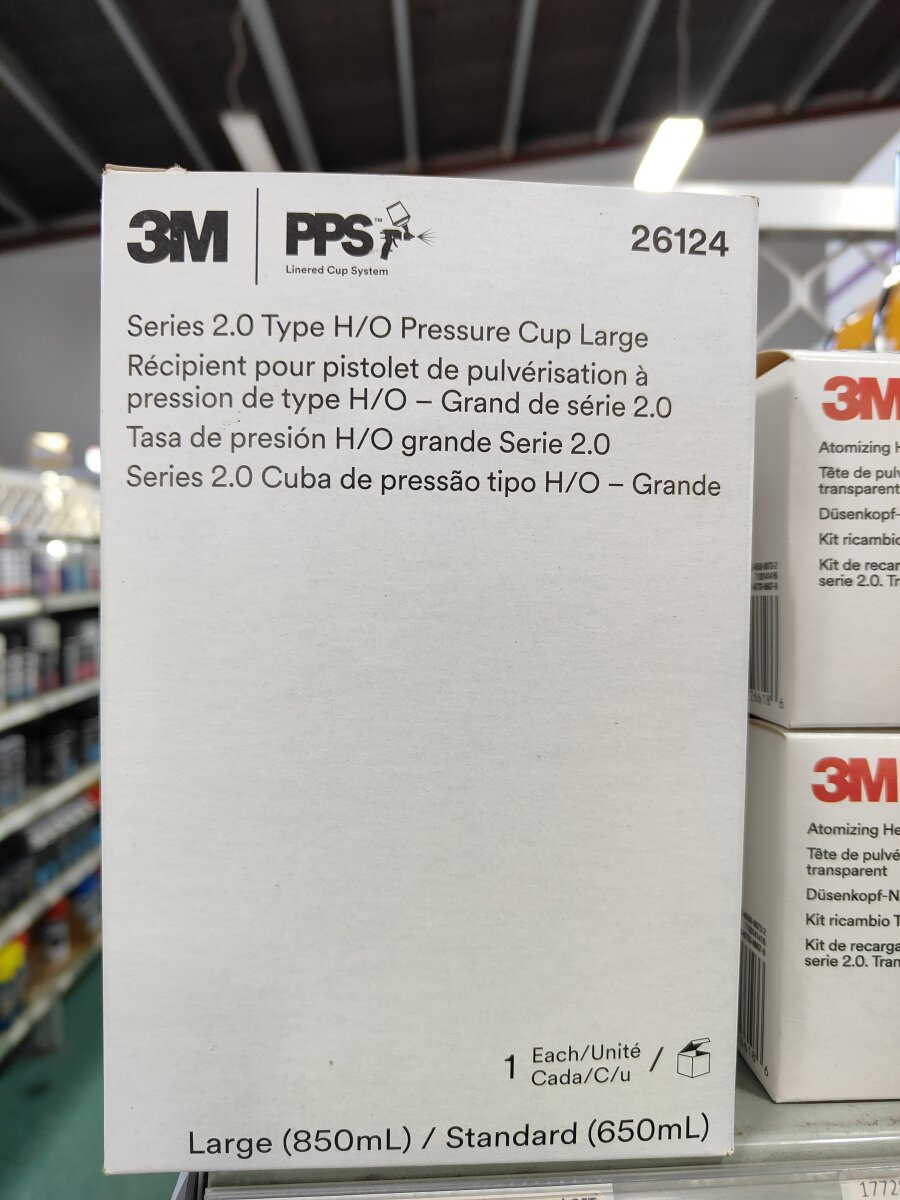 3M 26124 PPS S/2 TYPE H/O PRESSURISED CUP LARGE KIT - Wynn Fraser