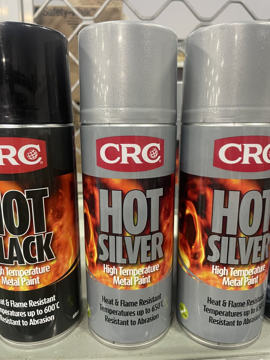 CRC HIGH HEAT AEROSOL HOT SILVER - Wynn Fraser